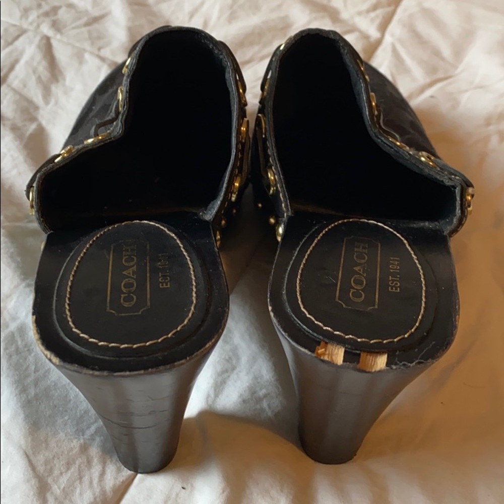 Coach Clogs Gold Studded Slip On..Dont Miss Out! - Gem